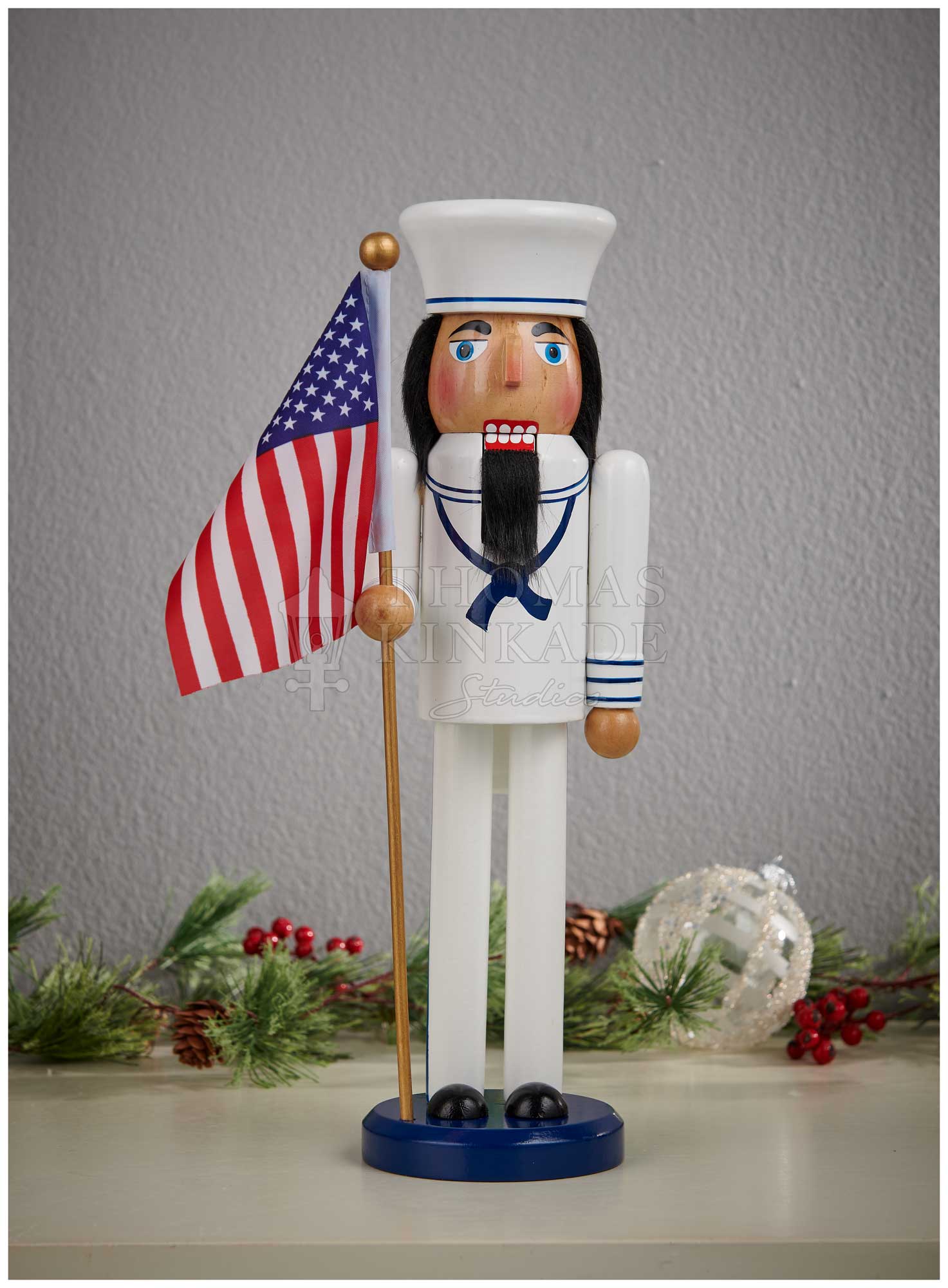 Navy - 14" Nutcracker – Thomas Kinkade Studios