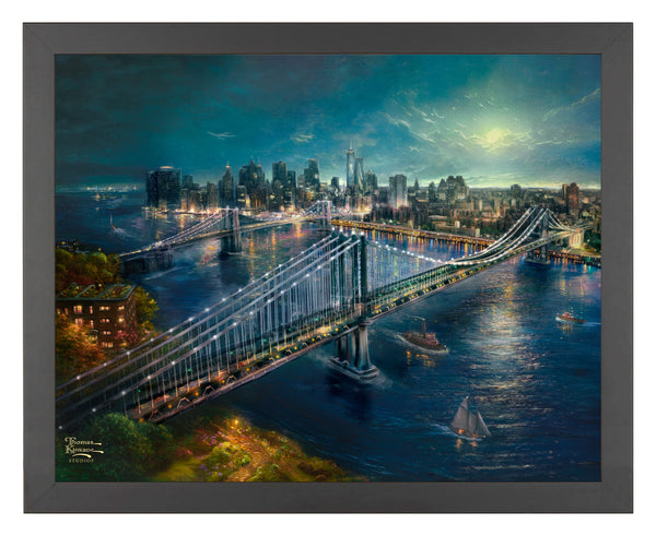 Moonlight over Manhattan - Art Prints – Thomas Kinkade Studios