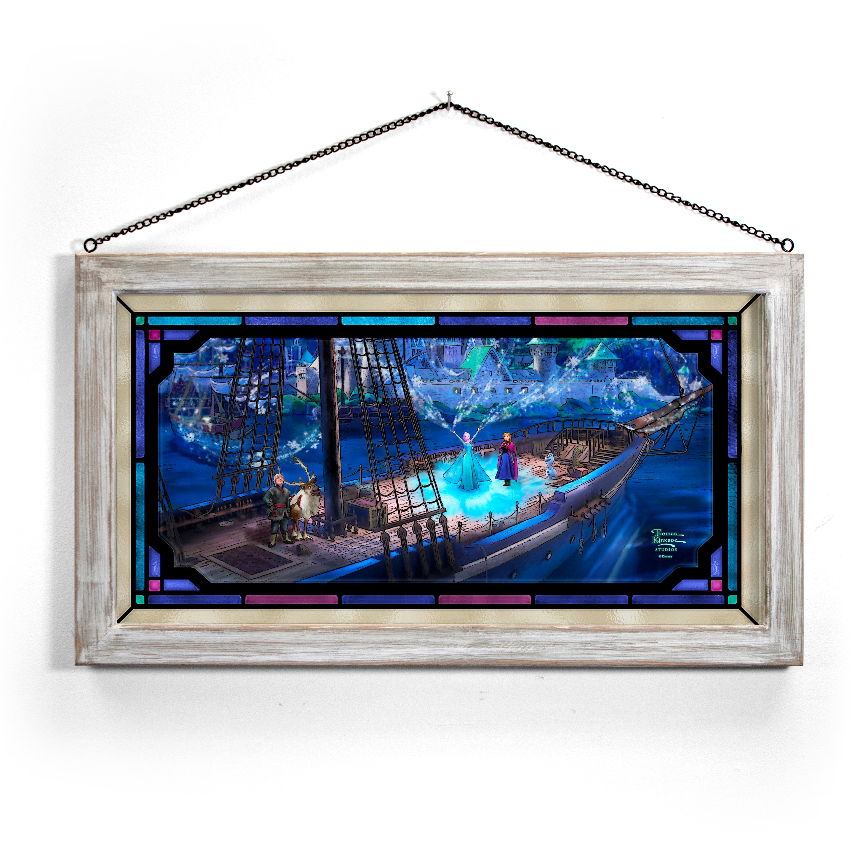 Disney Frozen Love and Magic - Stained Glass Art – Thomas Kinkade Studios