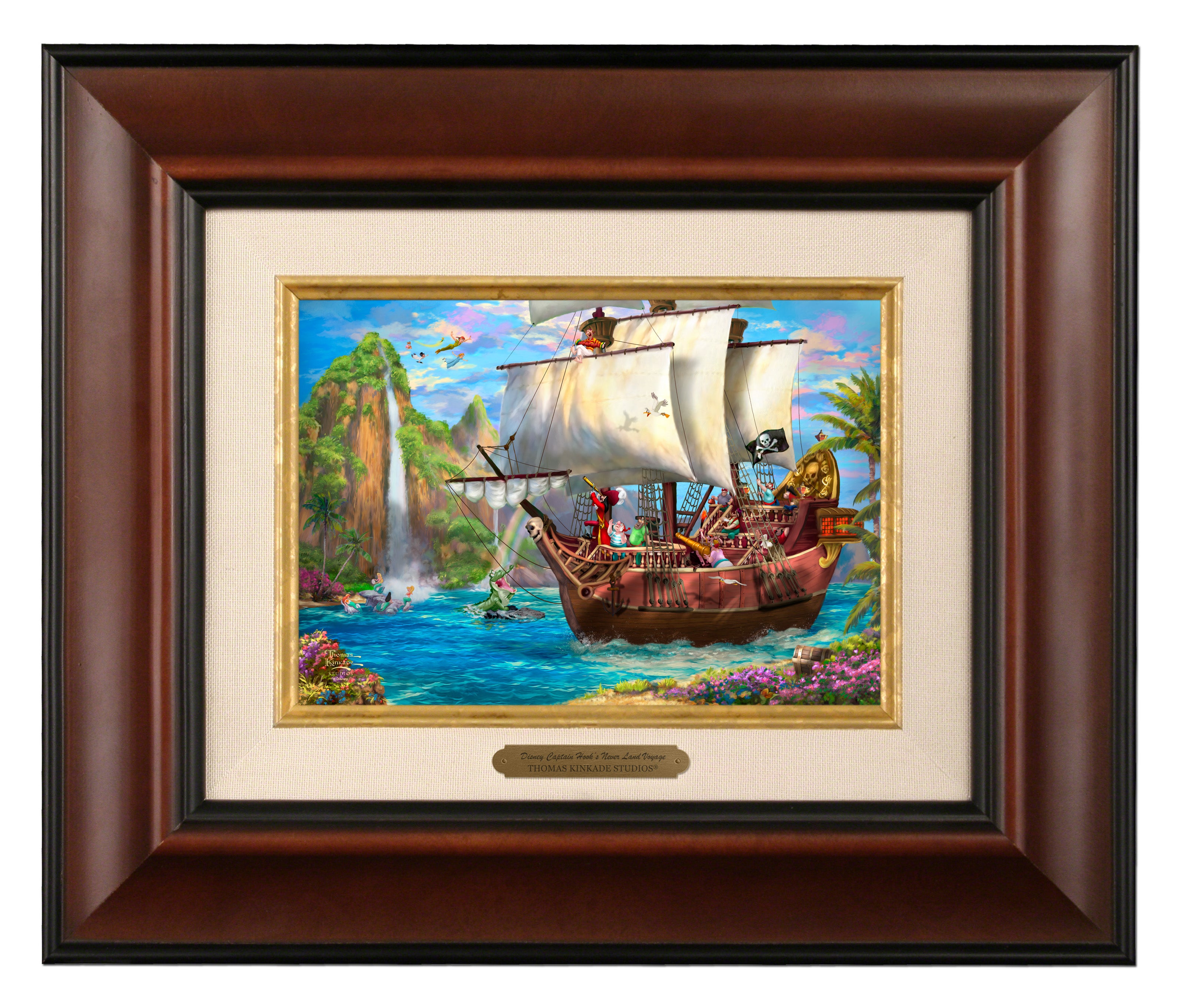 Disney Captain Hook's Never Land Voyage - Brushworks – Thomas Kinkade ...