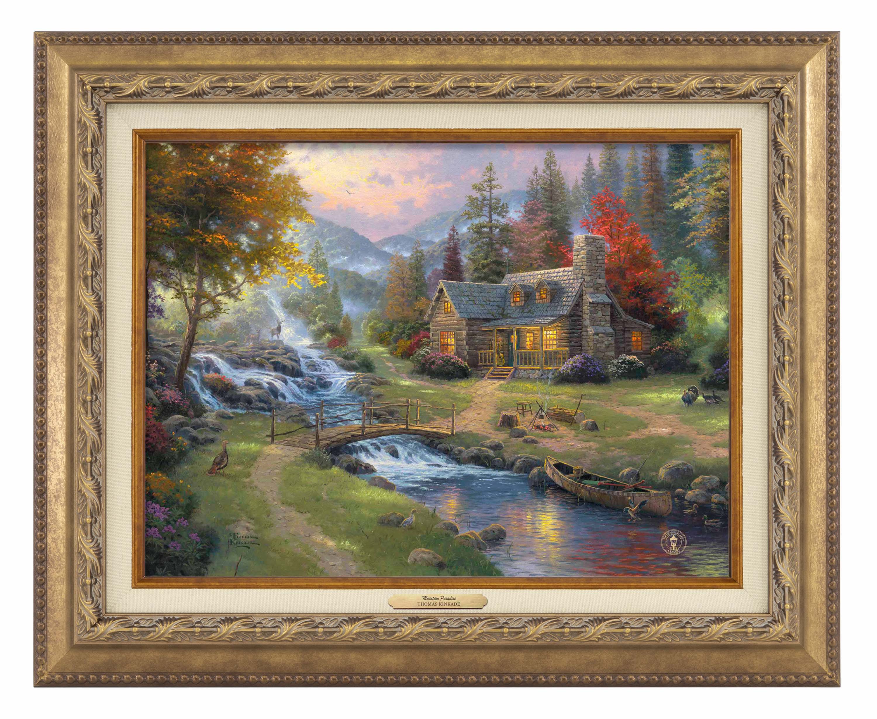 Mountain Paradise - Canvas Classics Canvas Classics From Thomas Kinkade ...