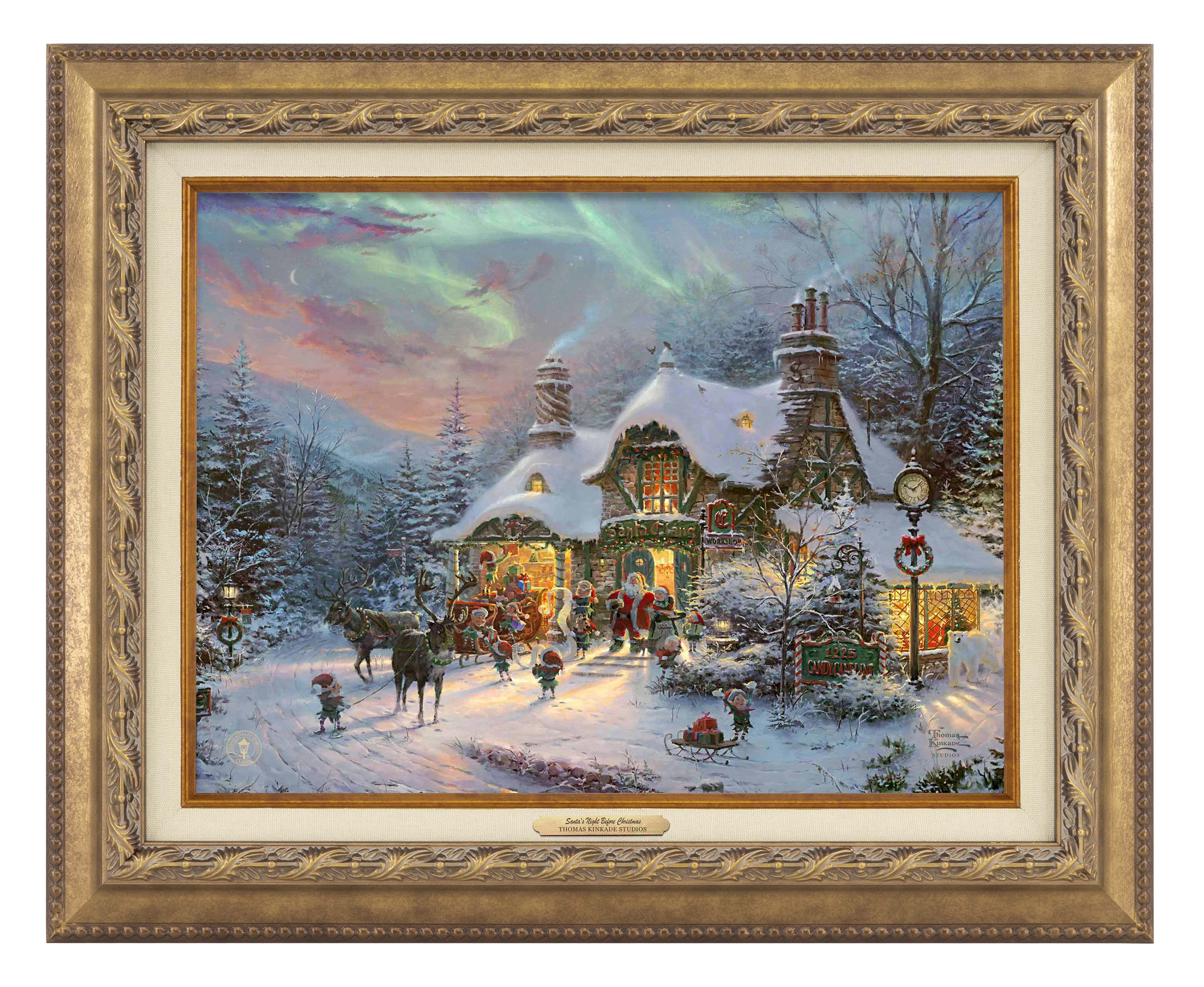 Santa's Night Before Christmas - Canvas Classics Canvas Classics From ...