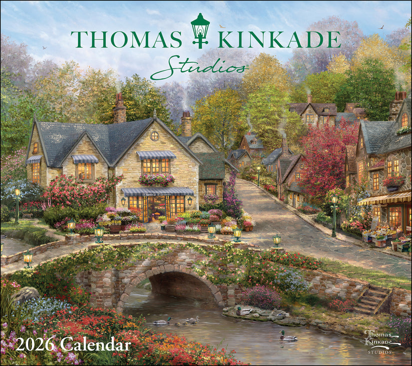 Thomas Kinkade Studios 2026 Deluxe Wall Calendar Calendar From Thomas ...
