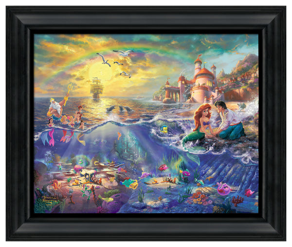 Disney The Little Mermaid - 16" x 20" Brushstroke Vignette – Thomas ...