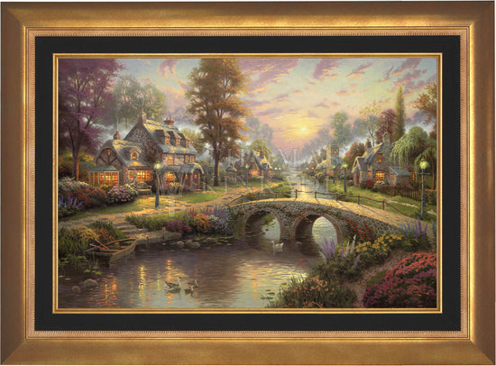 Sunset on Lamplight Lane - Limited Edition Canvas Limited Edition ...