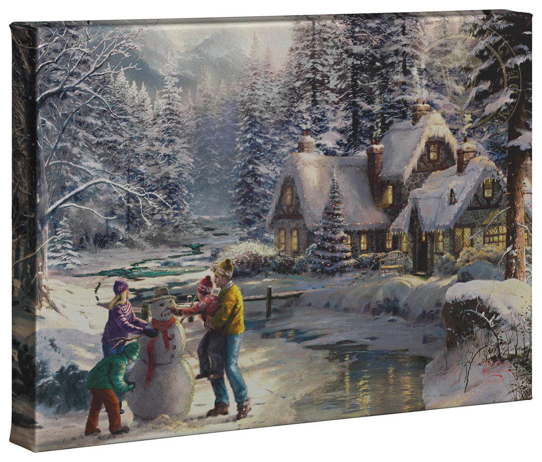 Holiday at Winter's Glen - 10" x 14" Gallery Wrapped Canvas Gallery ...