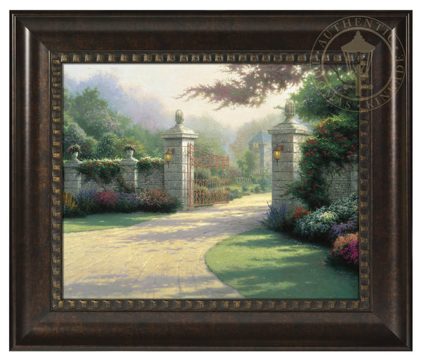 Summer Gate - 16" x 20" Brushstroke Vignette Brushstroke Vignette From ...